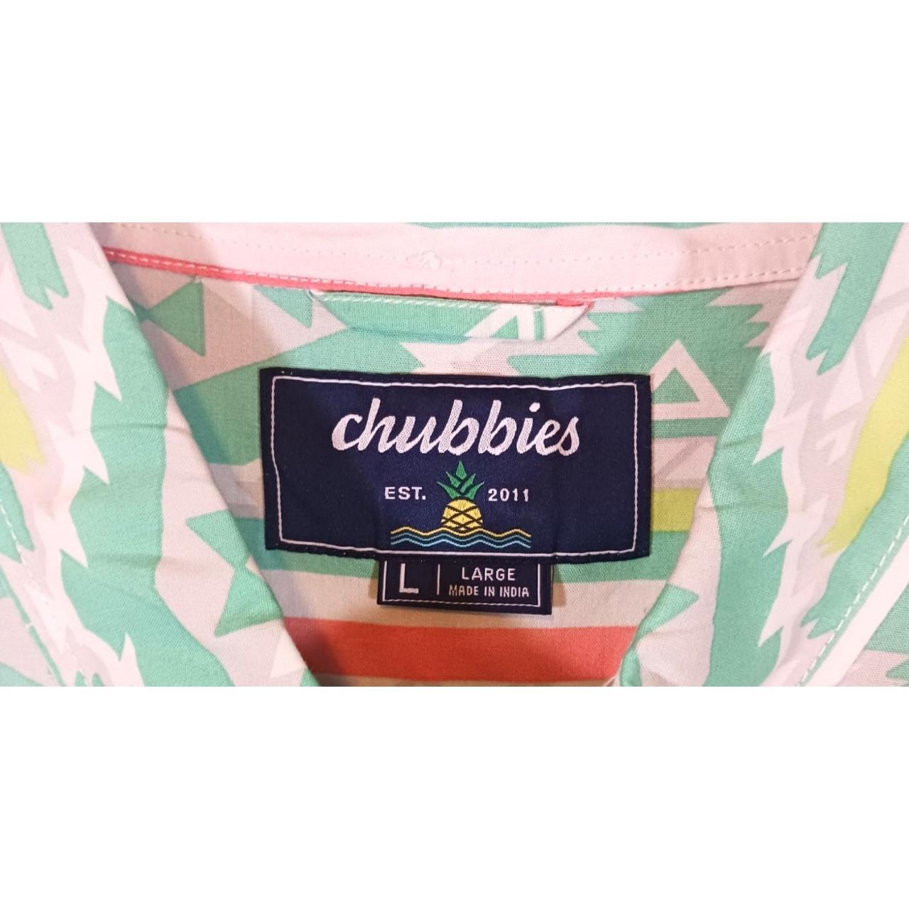 Chubbies Southwestern Aztec Pattern Short Sleeve... - Depop