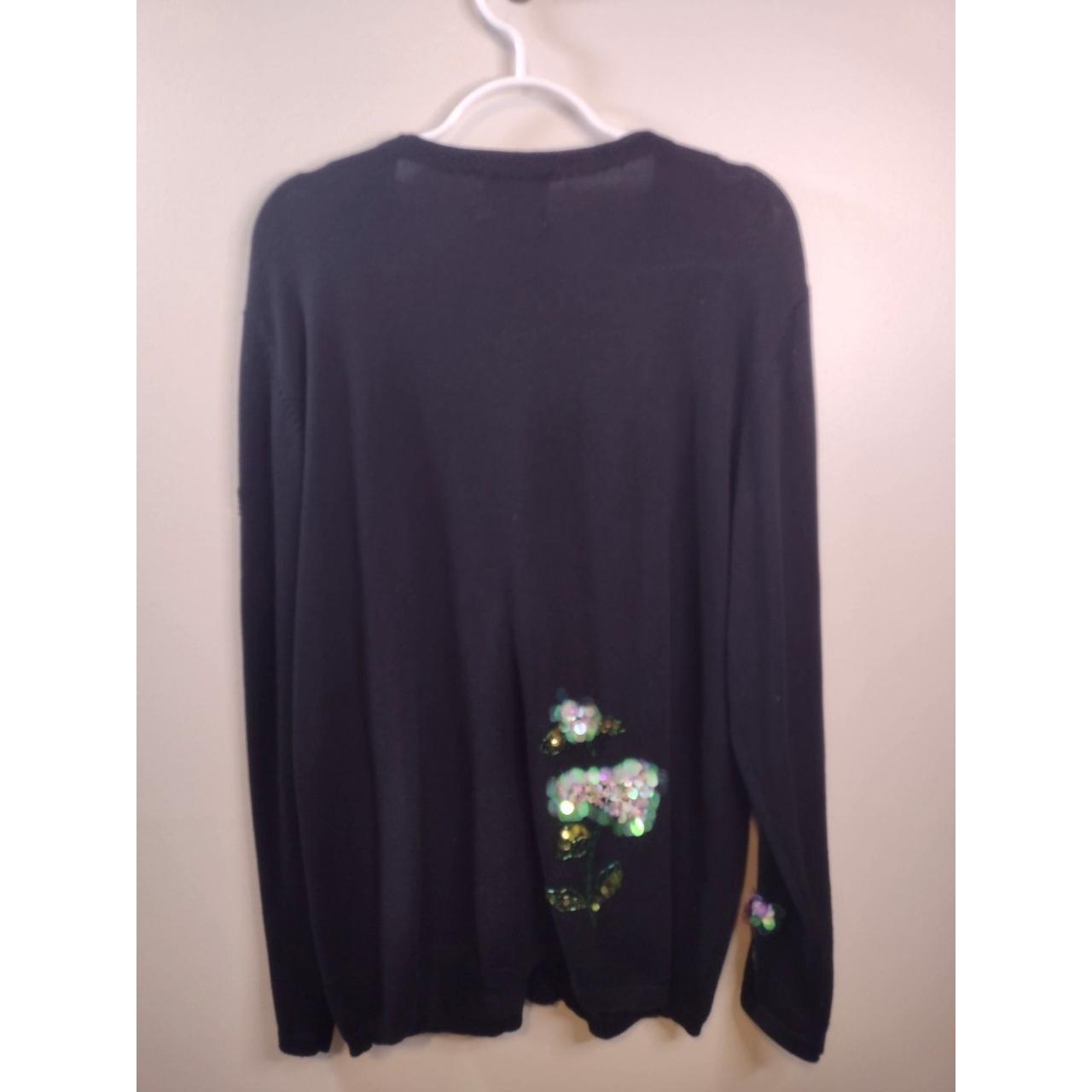 Vintage Quacker Factory Beaded Sequin Flower Long... - Depop