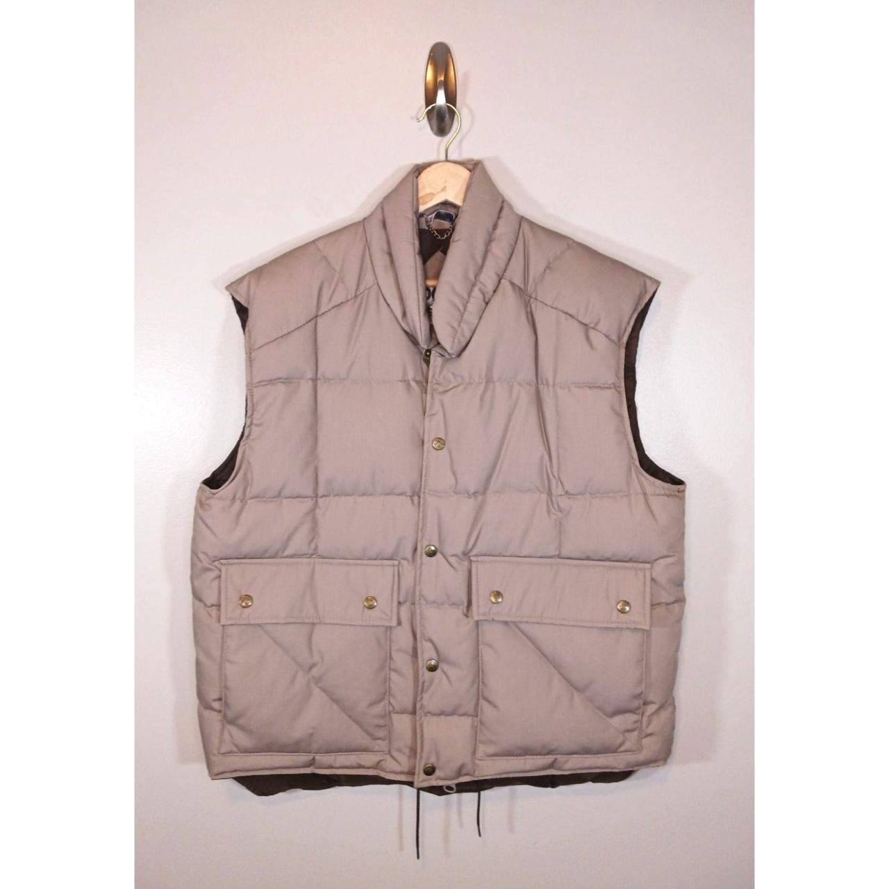 Vintage 80's Gorpcore Streetwear Quilted Puffer Vest... - Depop