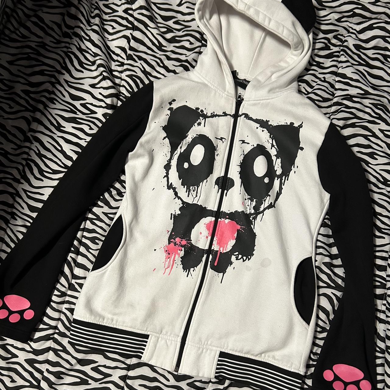 Killer panda jacket . COLLECTION POST NOT FOR SALE... - Depop