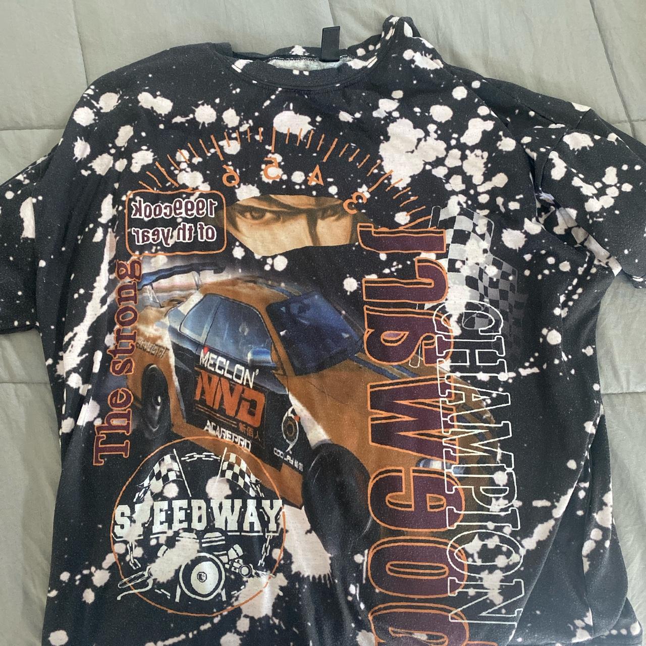 shein racer watermark shirt PAYPAL PAYMENTS ONLY!... - Depop