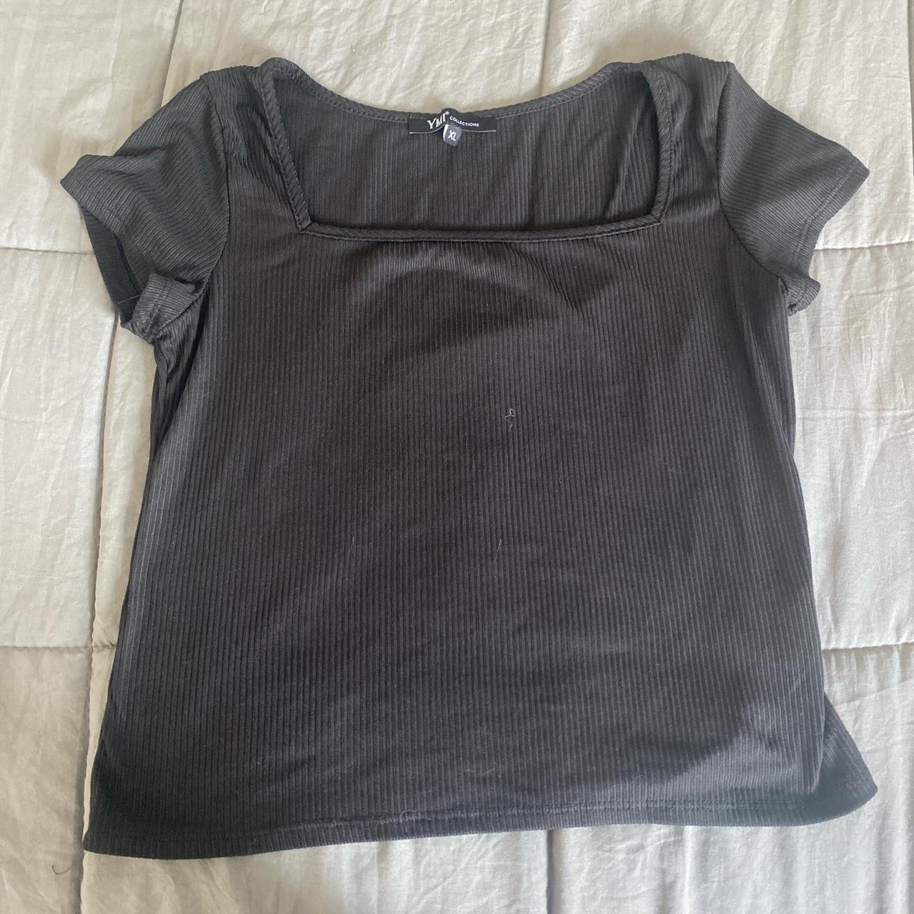ymi collection square neck tee PAYPAL PAYMENTS... - Depop