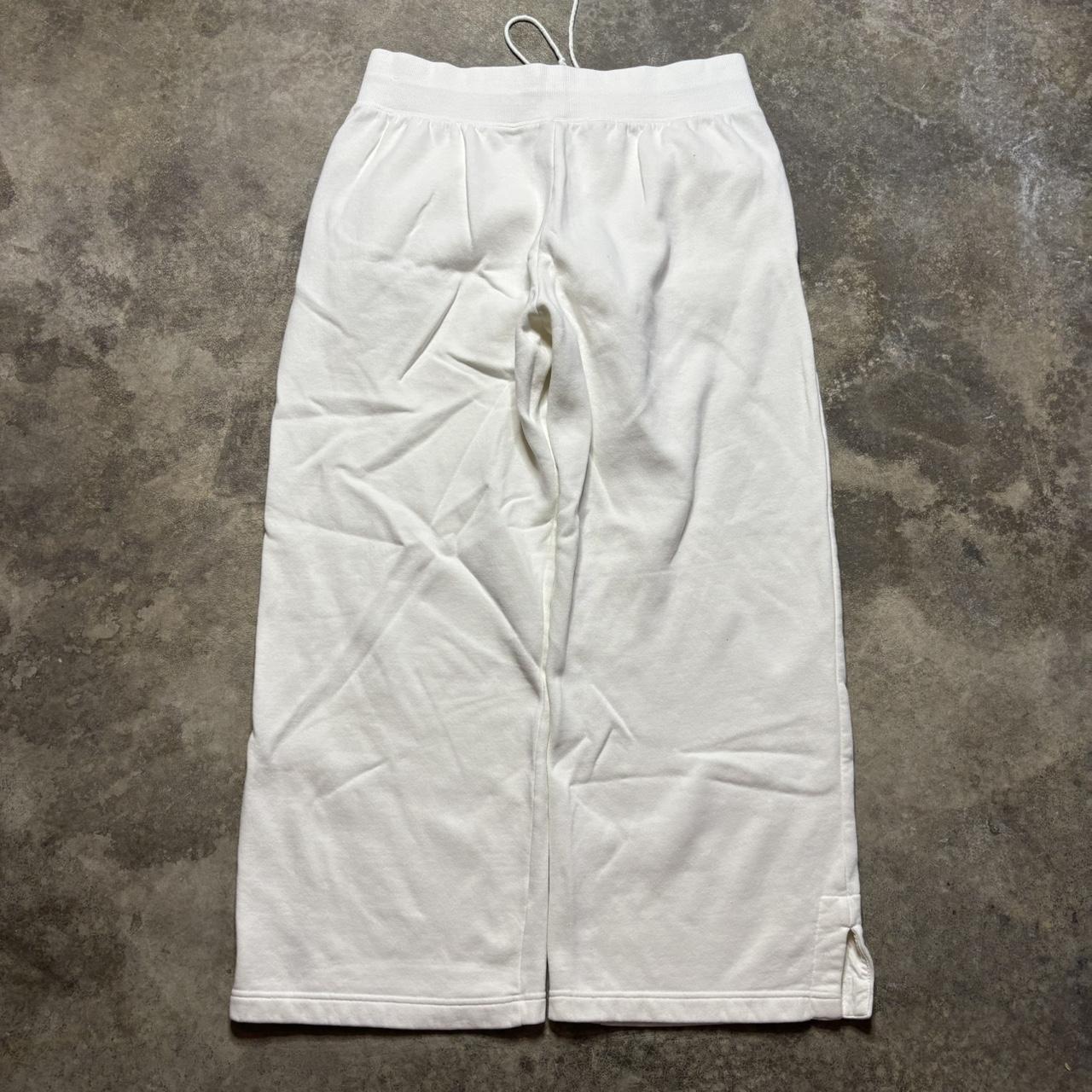 Y2K White Nike Phoenix Super Baggy Sweatpants Crazy... | Depop