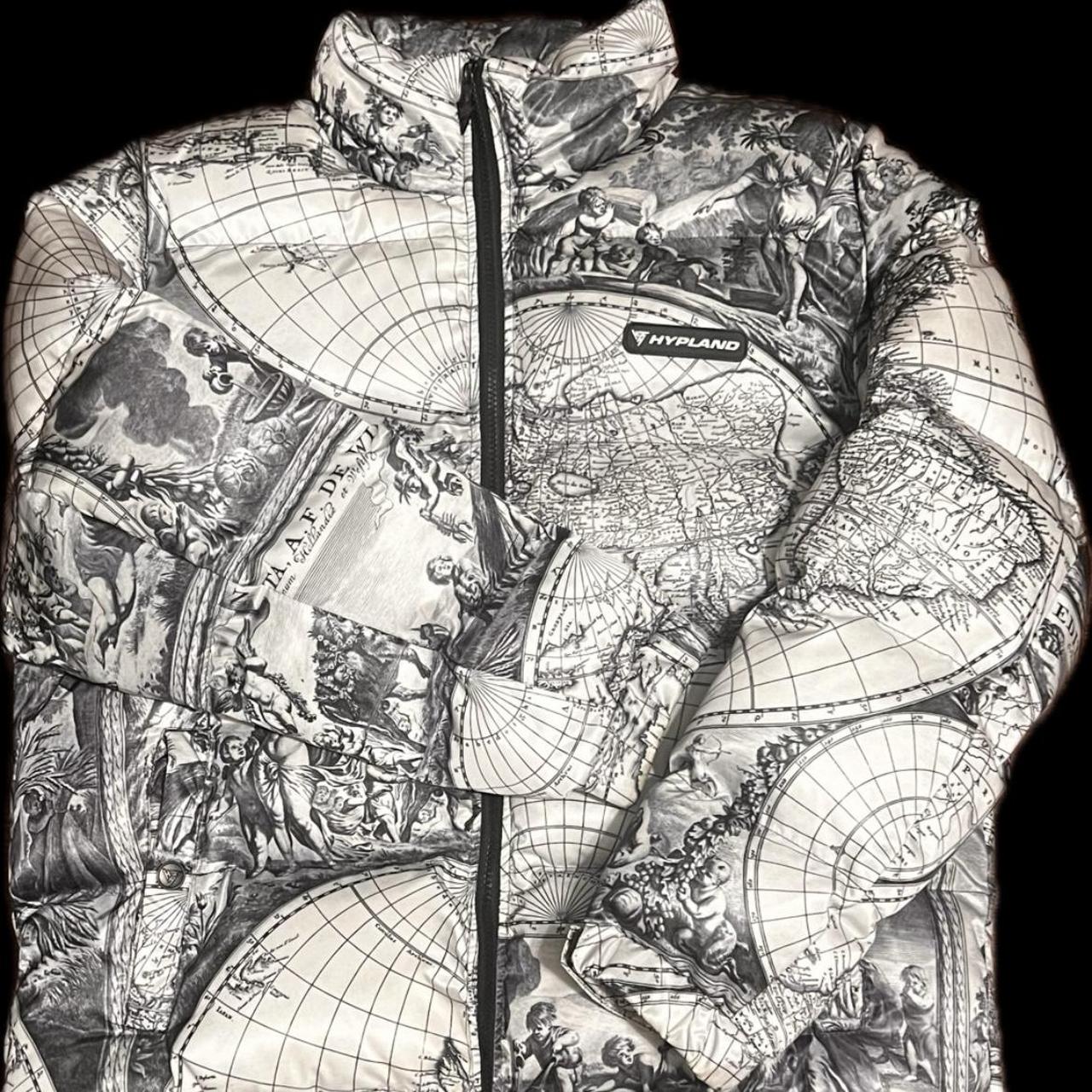 Hypland Puffer Jacket Worn Adjustable waist... - Depop