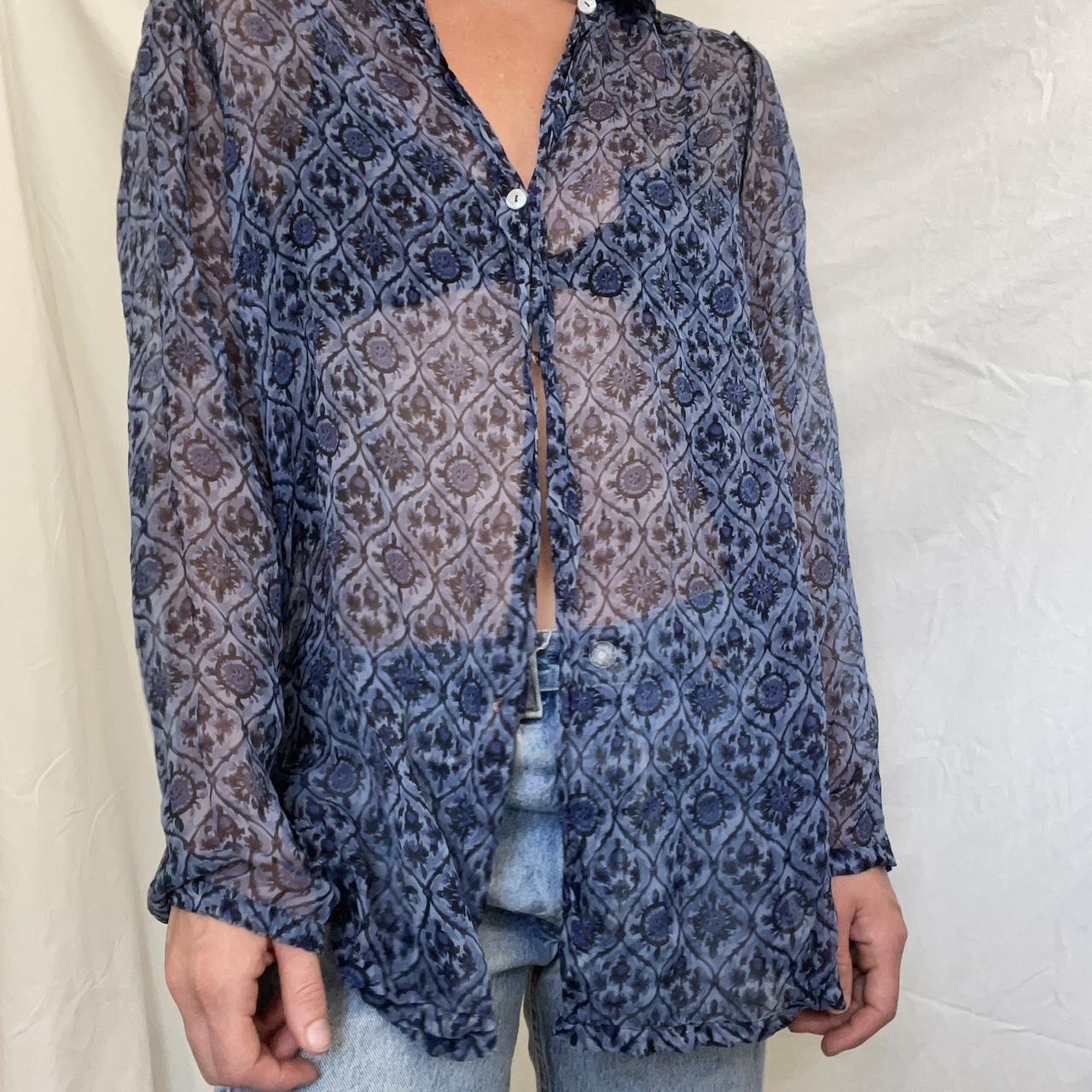 Cute sheer blouse - Depop