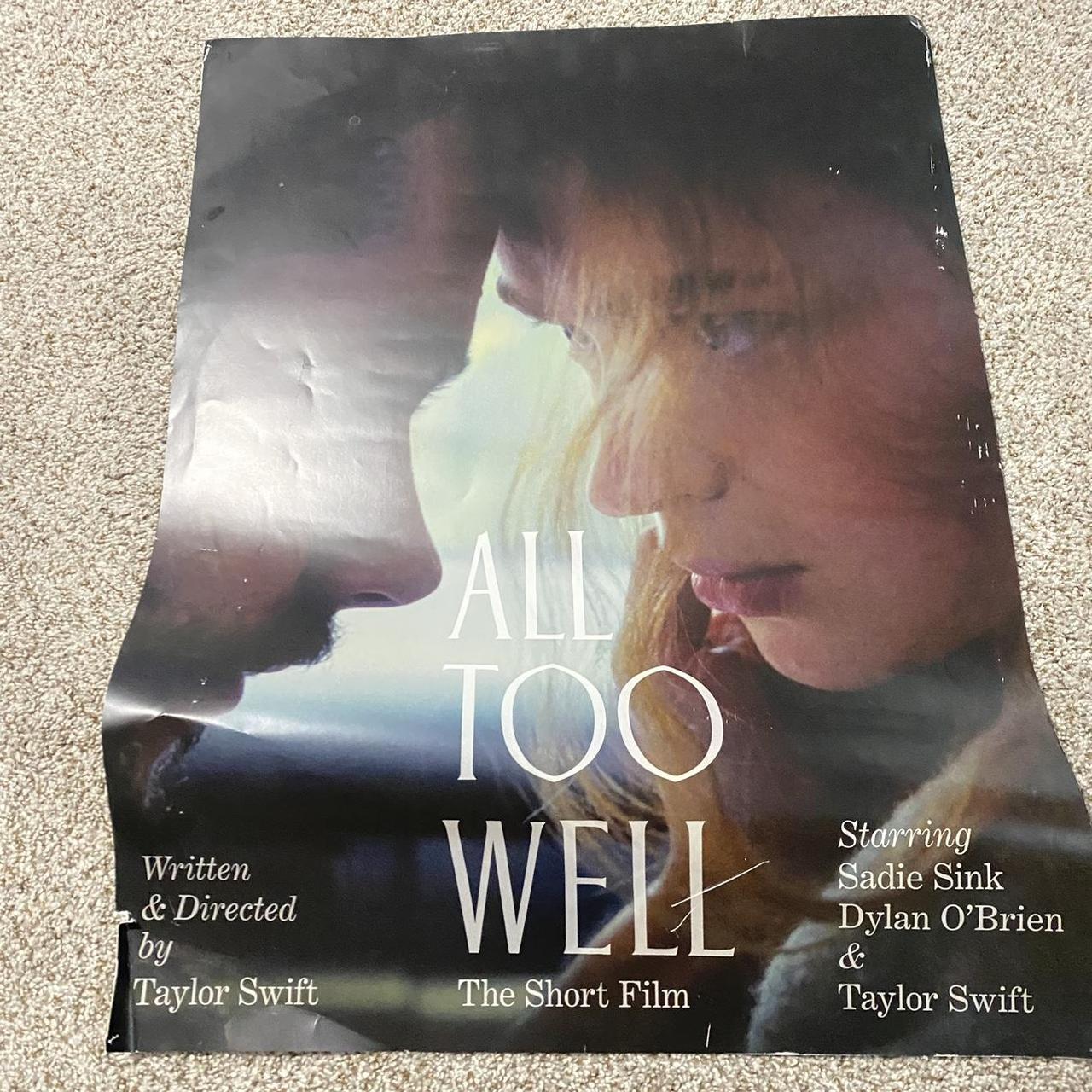 taylor swift all too well film poster ! - has very... - Depop