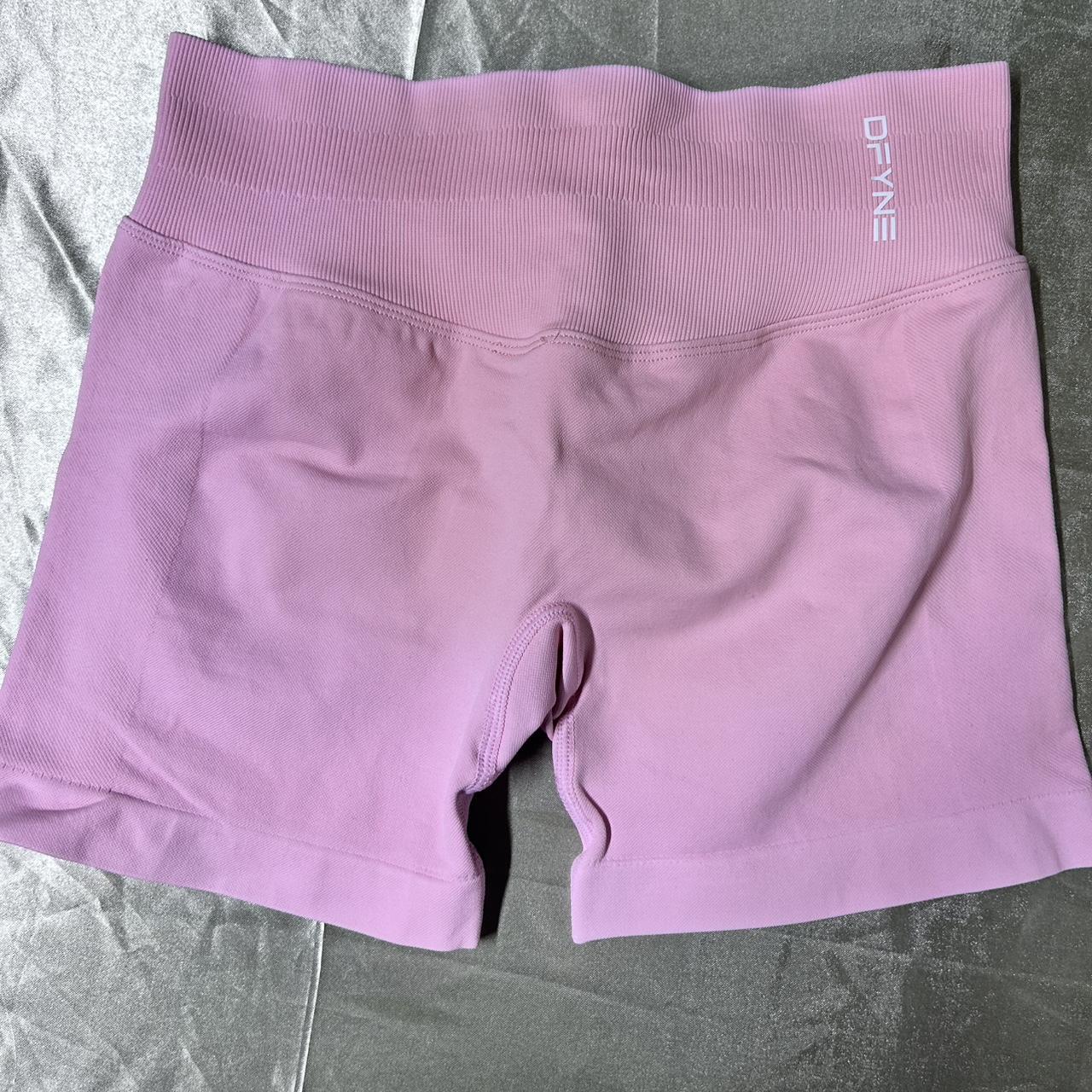 📣 DFYNE Activewear Shorts 🩷 Colour: Baby Pink 🆕... | Depop