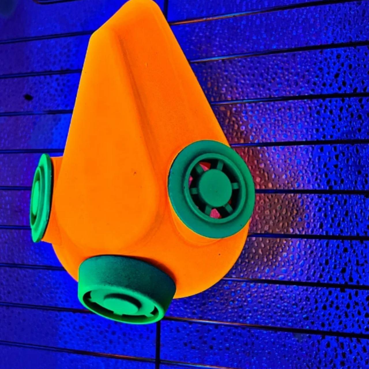 1989 Batman movie Joker gas mask prop/ black light... - Depop