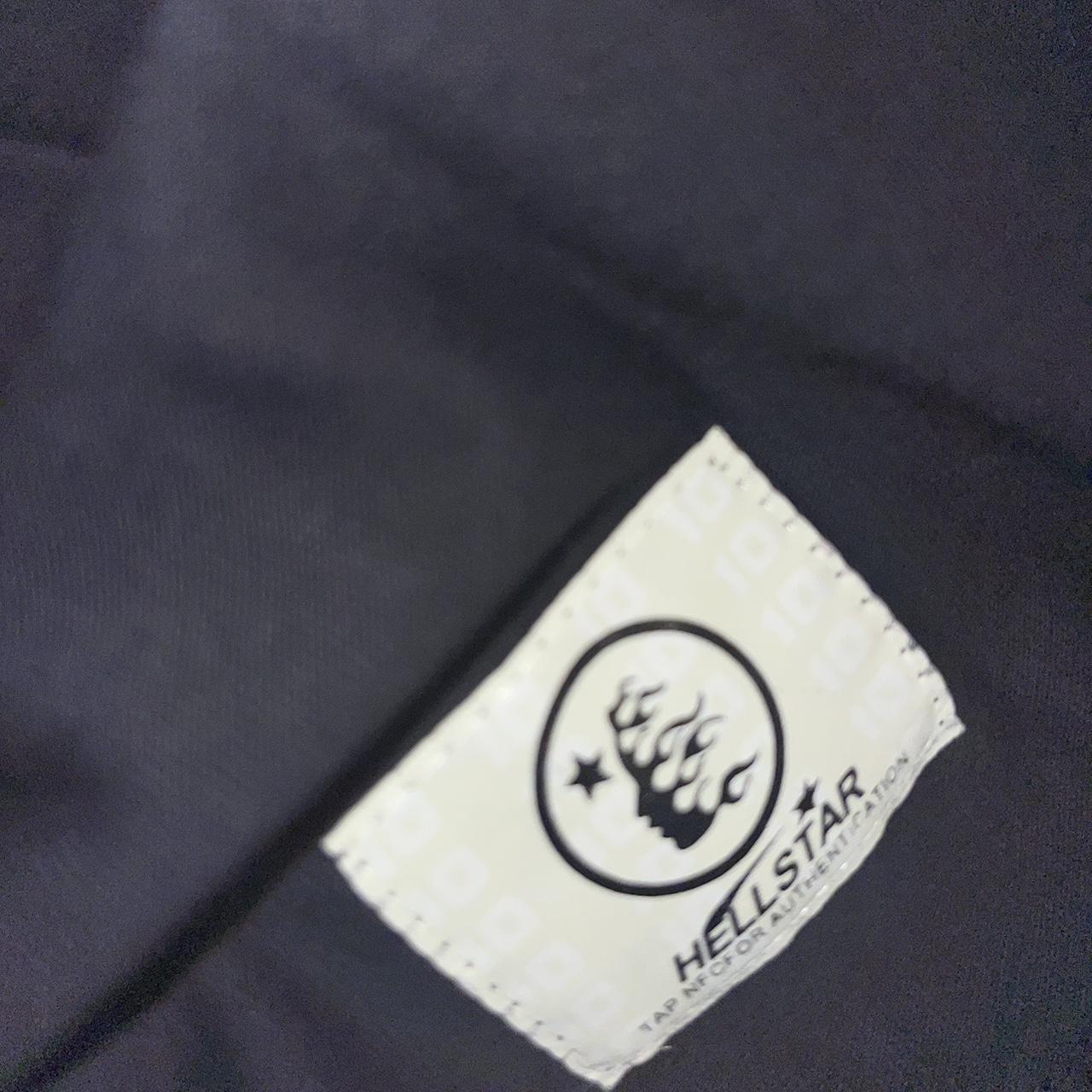 Hellstar t shirt capsule 10 tee with silver flames... - Depop