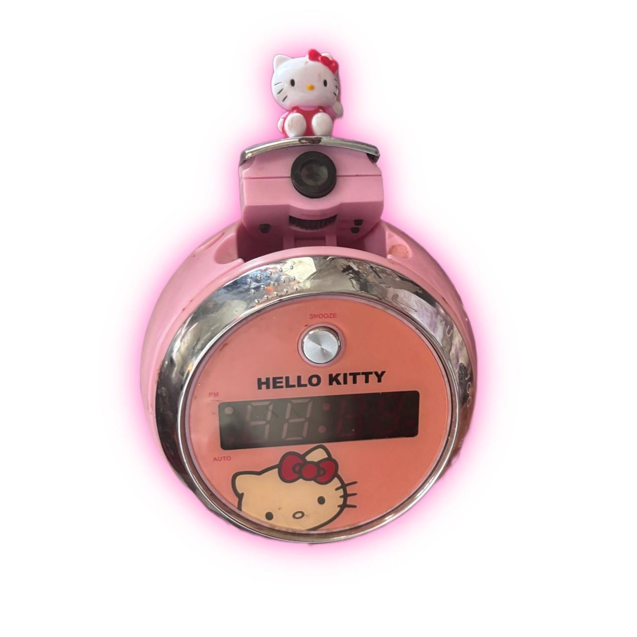 Working hello kitty alarm clock ! Also has a radio... - Depop