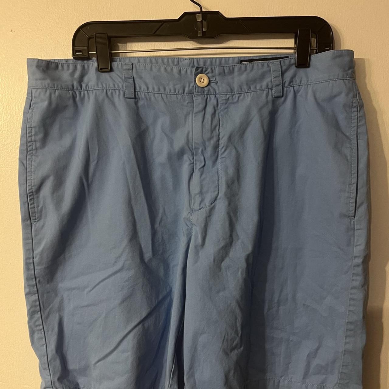 Vineyard Vines Men's Summer Club Shorts Blue Size 36 - Depop