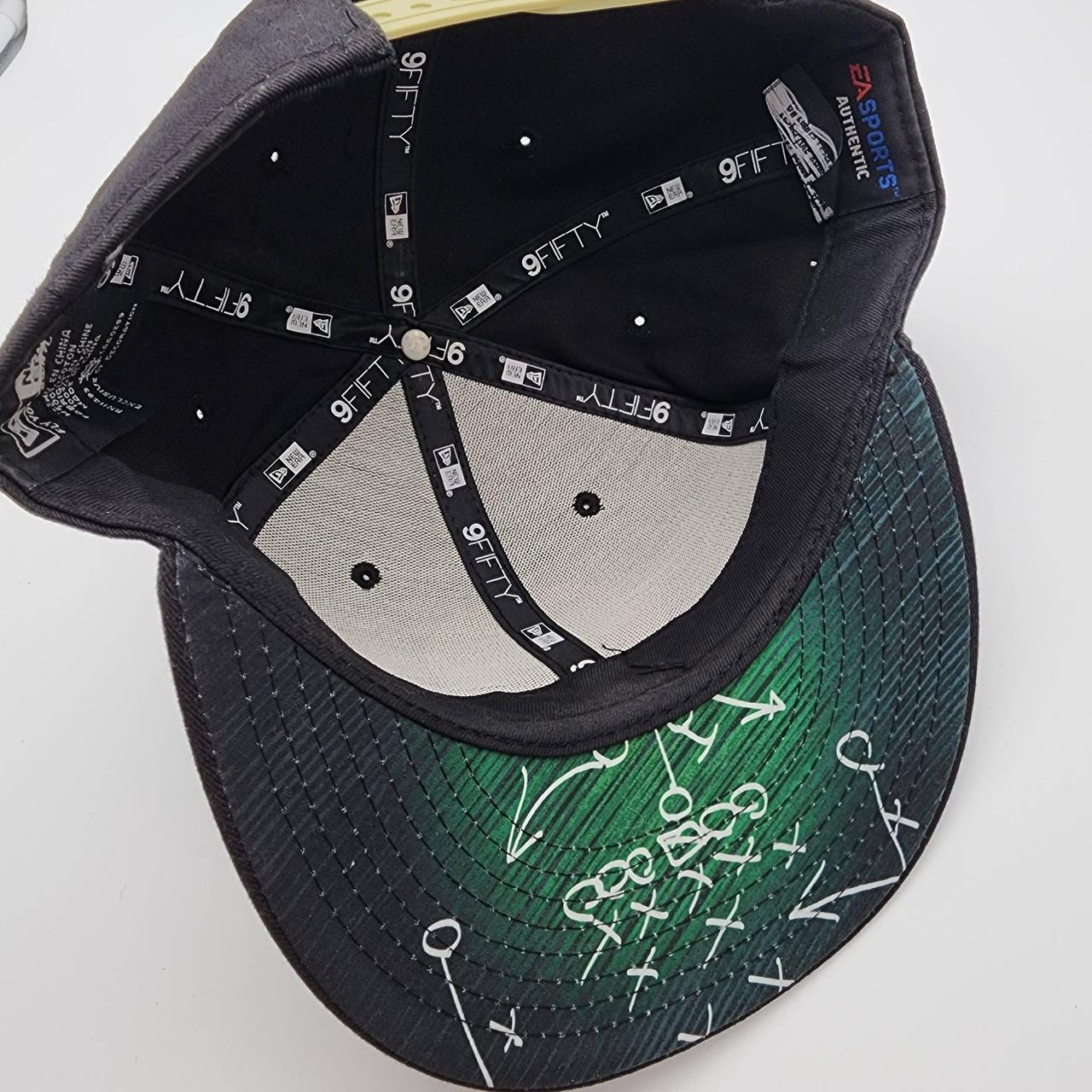 EA Sports Snapback Hat Medium Large Black Playbook... - Depop