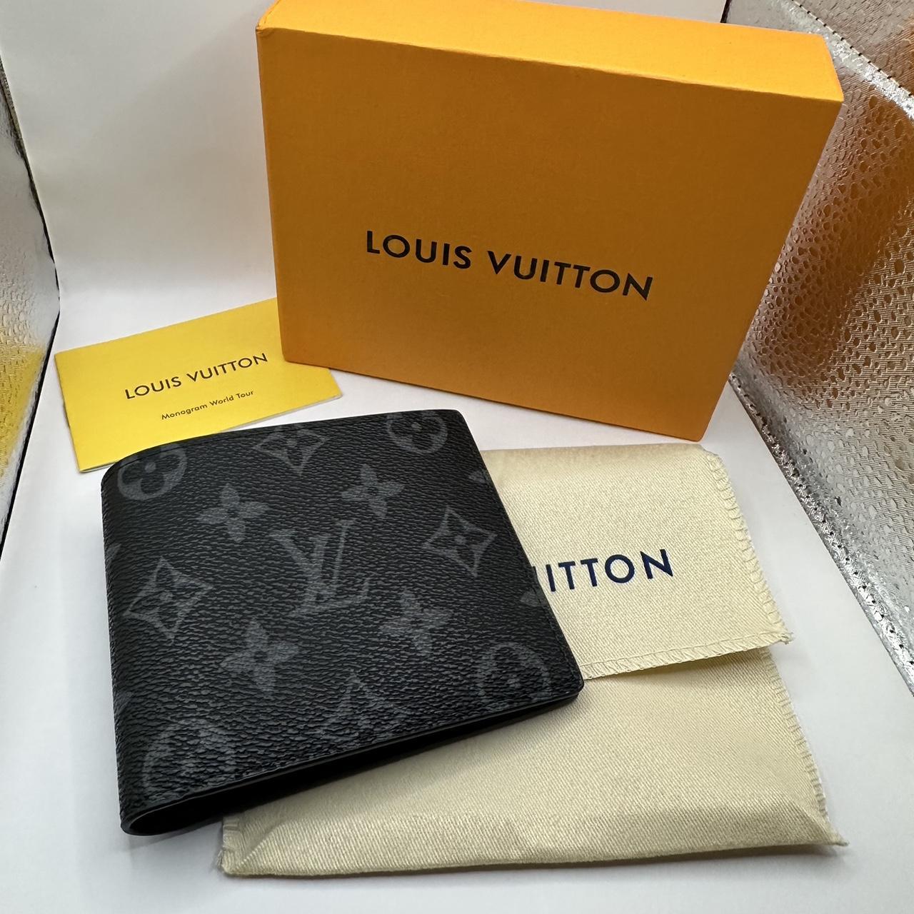 LV Monogram Wallet. 100% Authentic Leather LV... - Depop