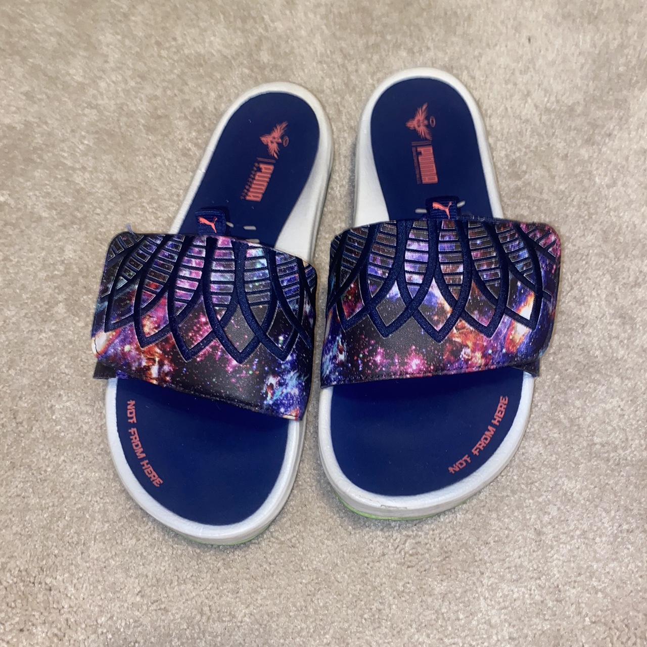 Puma nitrocat lamelo ball slides Size 12 Used - Depop