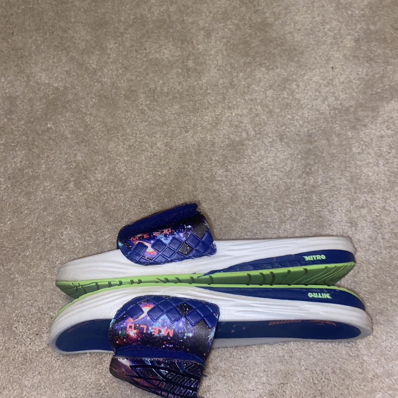 Puma nitrocat lamelo ball slides Size 12 Used - Depop