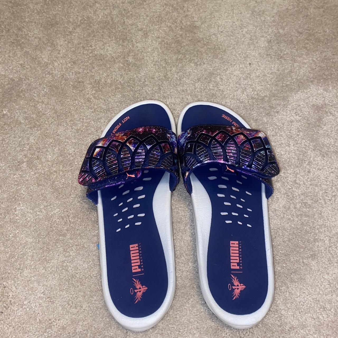 Puma nitrocat lamelo ball slides Size 12 Used - Depop