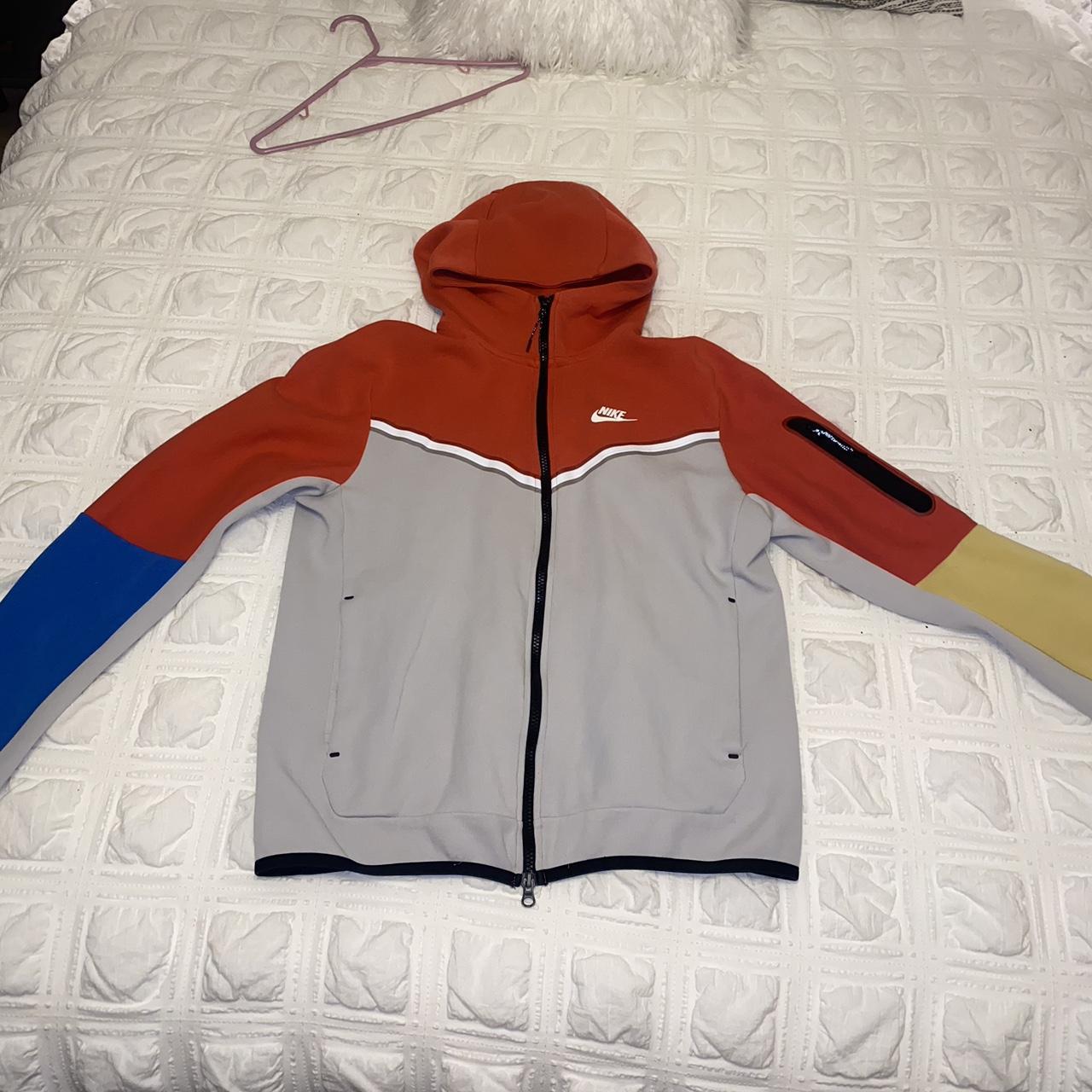 Nike tech red/blue/yellow Worn 2x No flaws - Depop