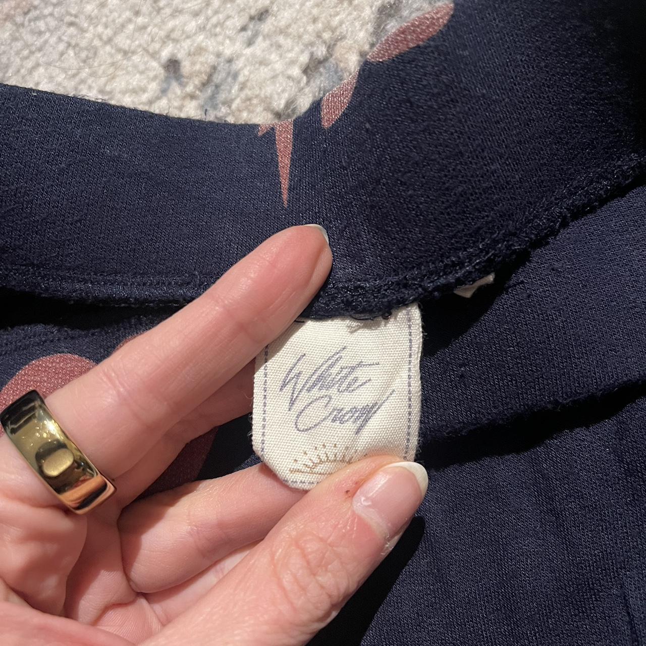 White Crow Blue and Pink Heart and Lightning Bolt... - Depop