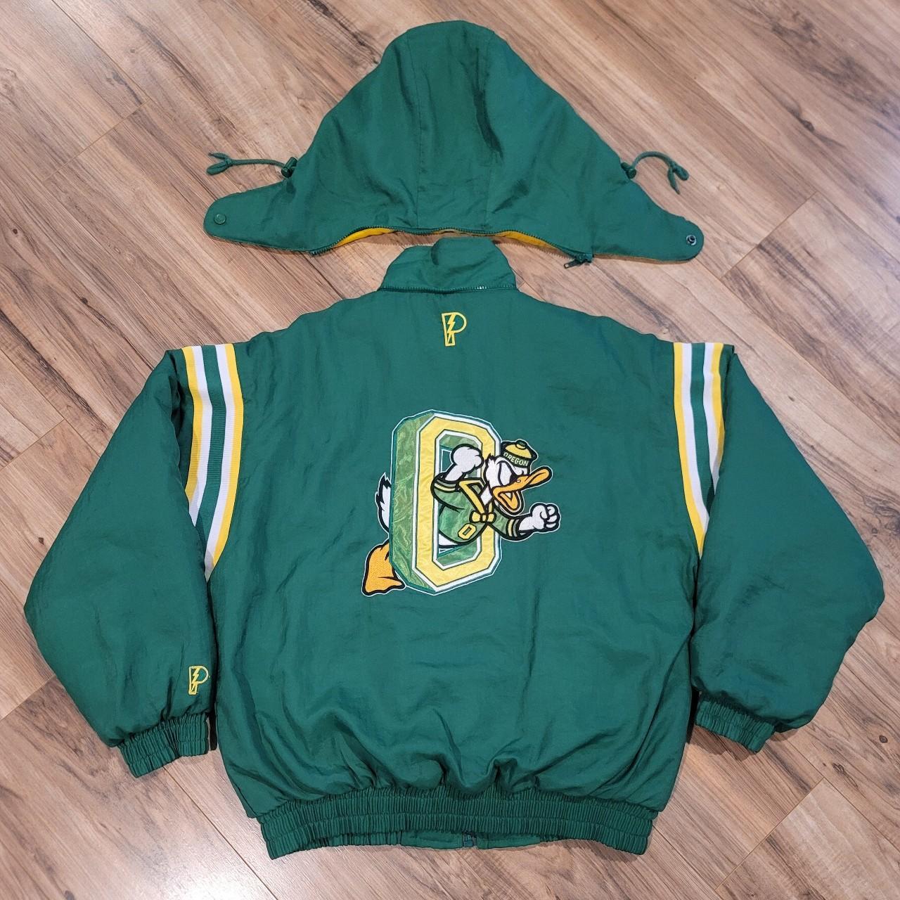 Oregon Ducks Vintage Pro Player Jacket Exclusively... - Depop