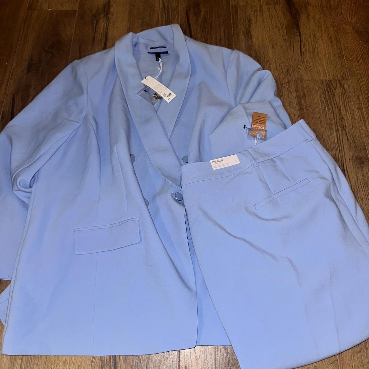 Lane Bryant Women's Blue Suit | Depop