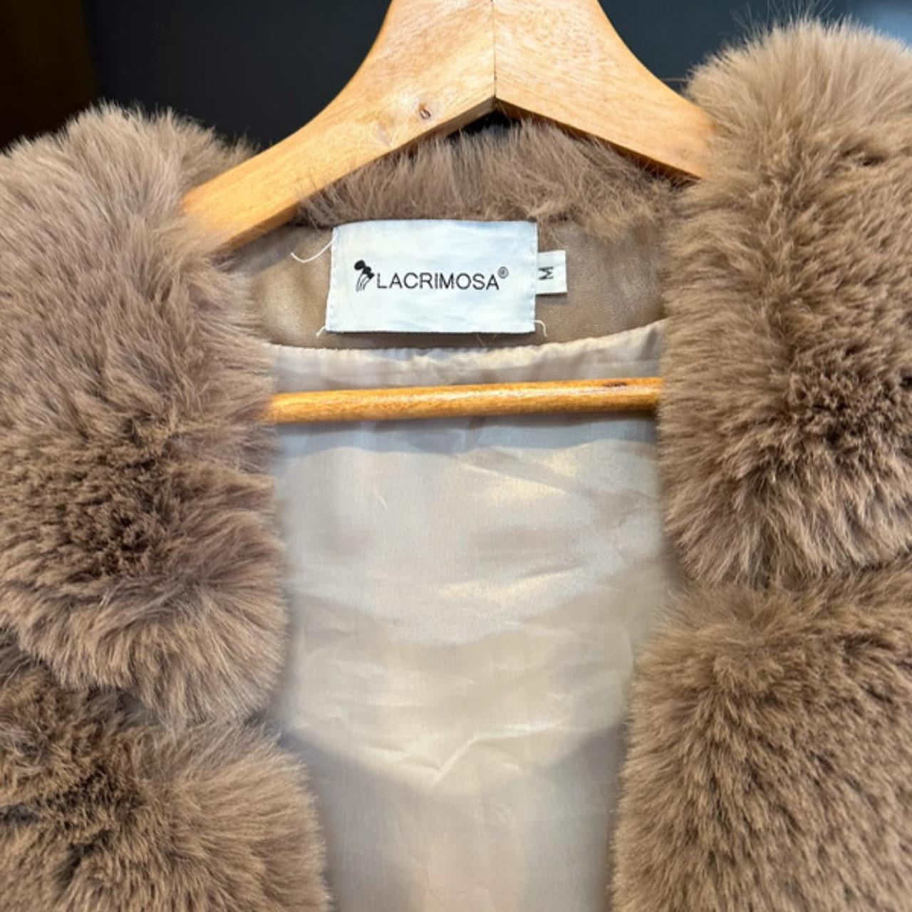 Fake Fur Coat This fake fur coat from the French... - Depop