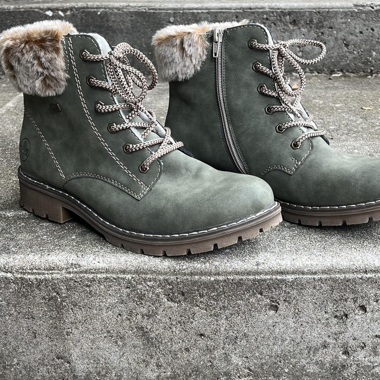 Rieker Antistress Becker’s Best Shoes Reik green EU... - Depop