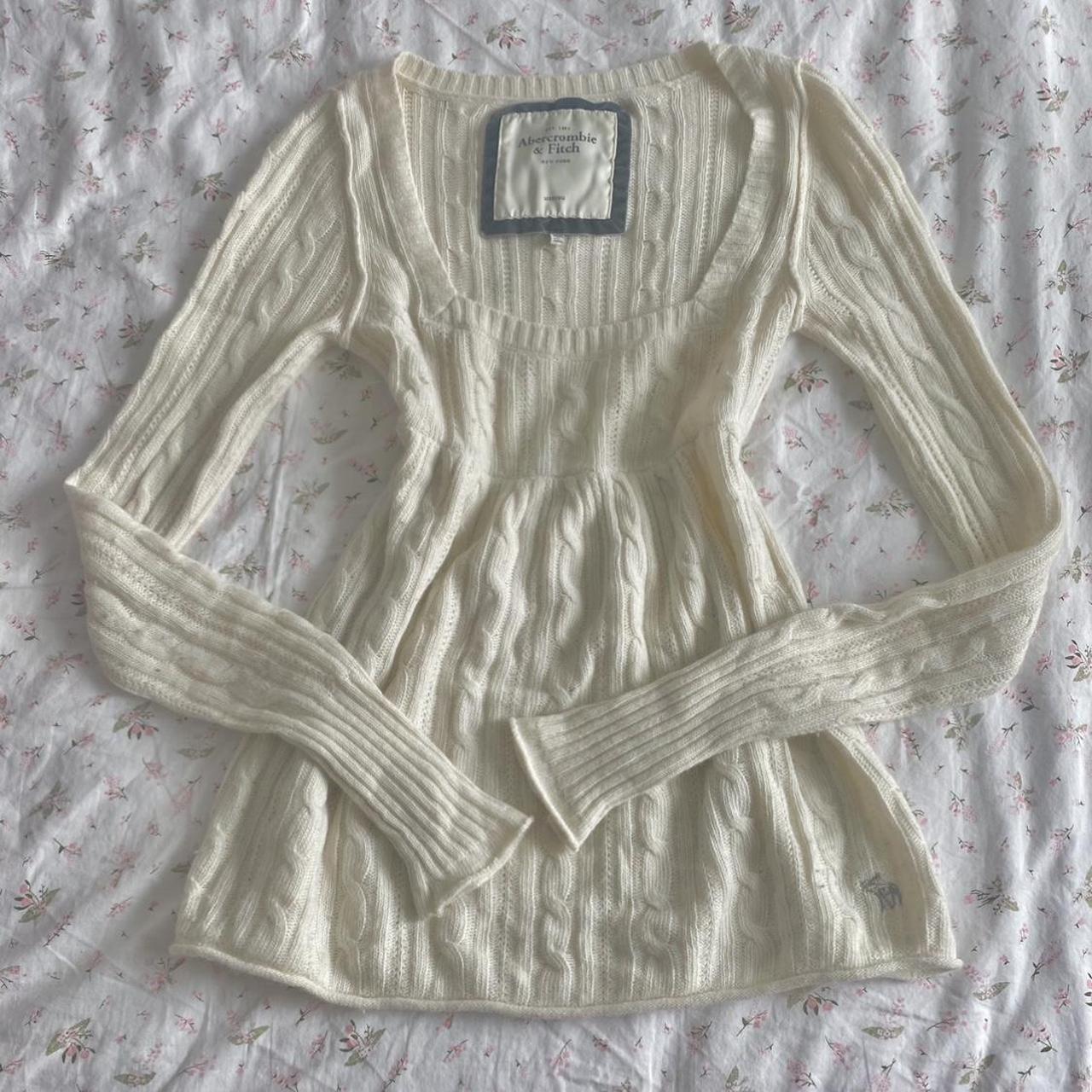 🎀Abercrombie&fitch babydoll longsleeve. -> THE... - Depop