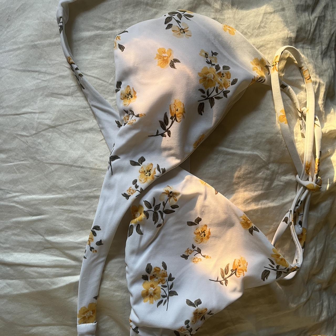 Yellow bikini hollister store