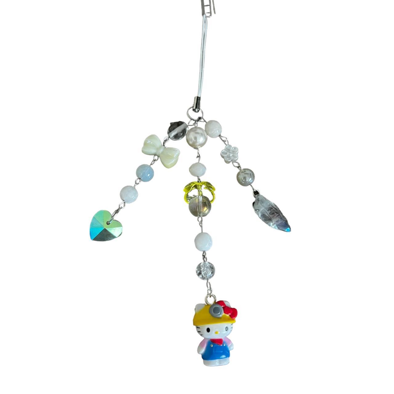 Sanrio hello kitty inspired phone charm ships same... - Depop