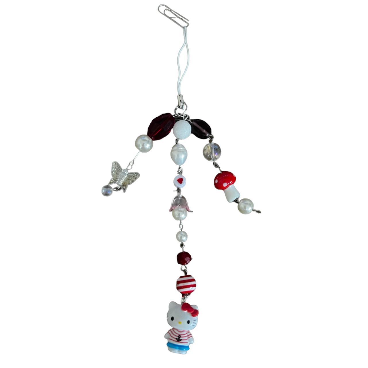 Sanrio hello kitty inspired phone charm ships same... - Depop