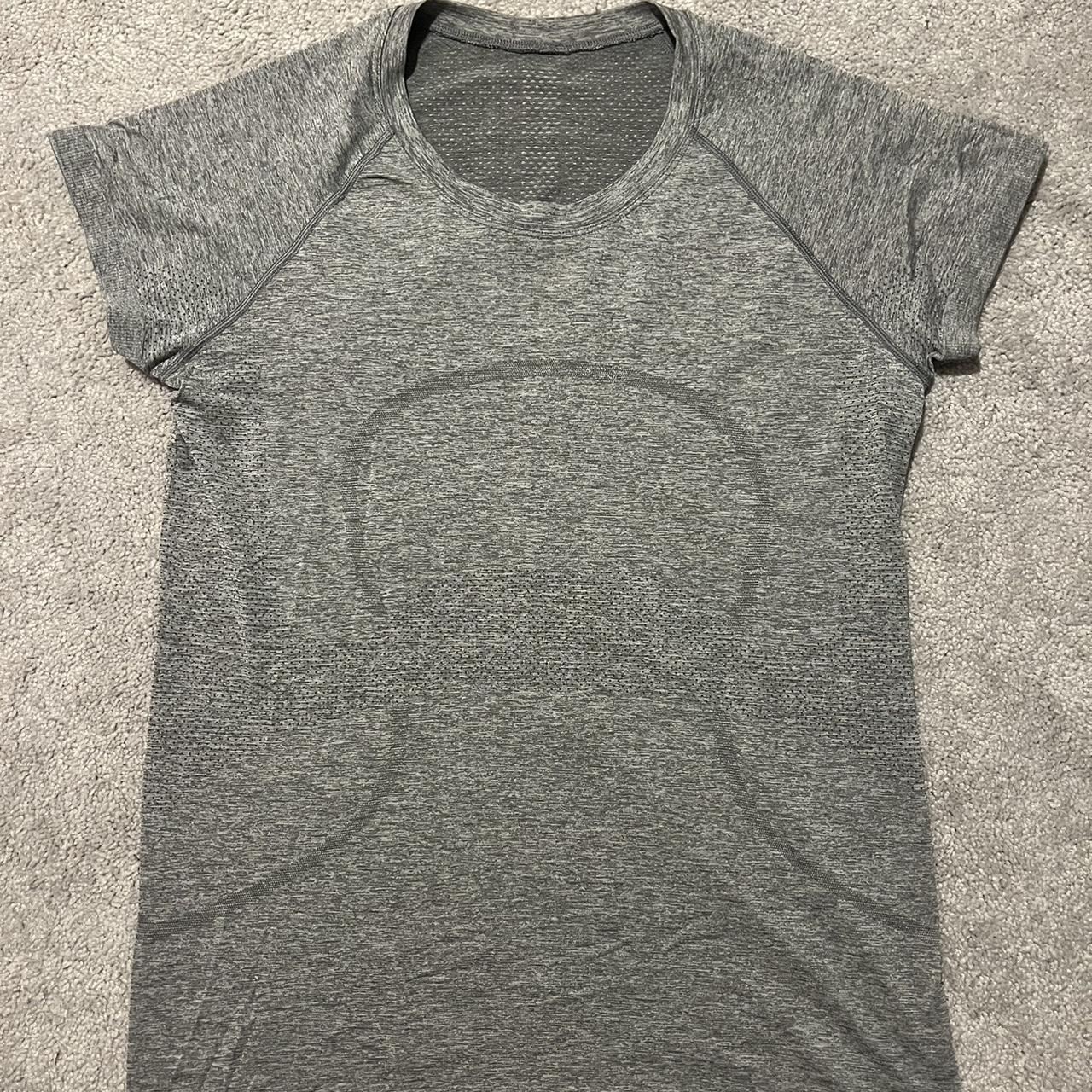 Grey Lululemon Swiftly Tech • Size 12 - Depop