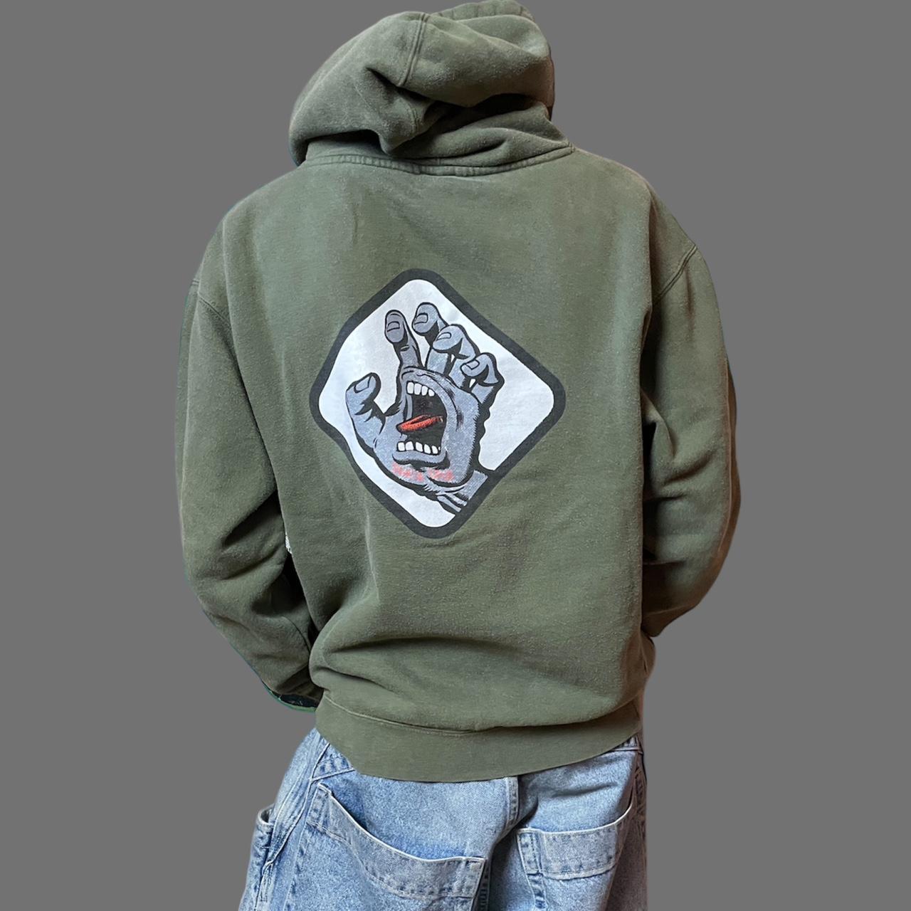 Y2K Earth Tone Santa Cruz Skateboards Heavy Weight... - Depop