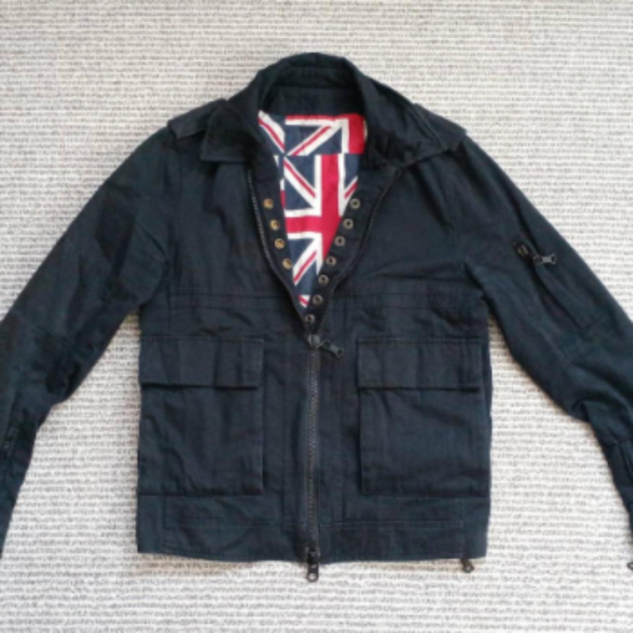 Semantic designs English flag jacket Size M great... - Depop