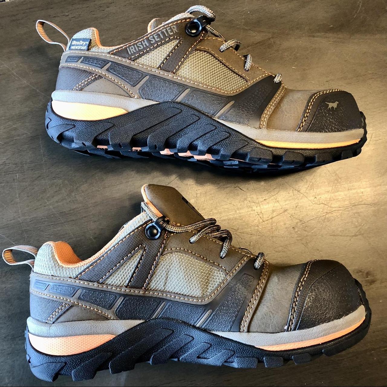 Red Wing Irish Setter Safety Toe Work Boot Womens... - Depop