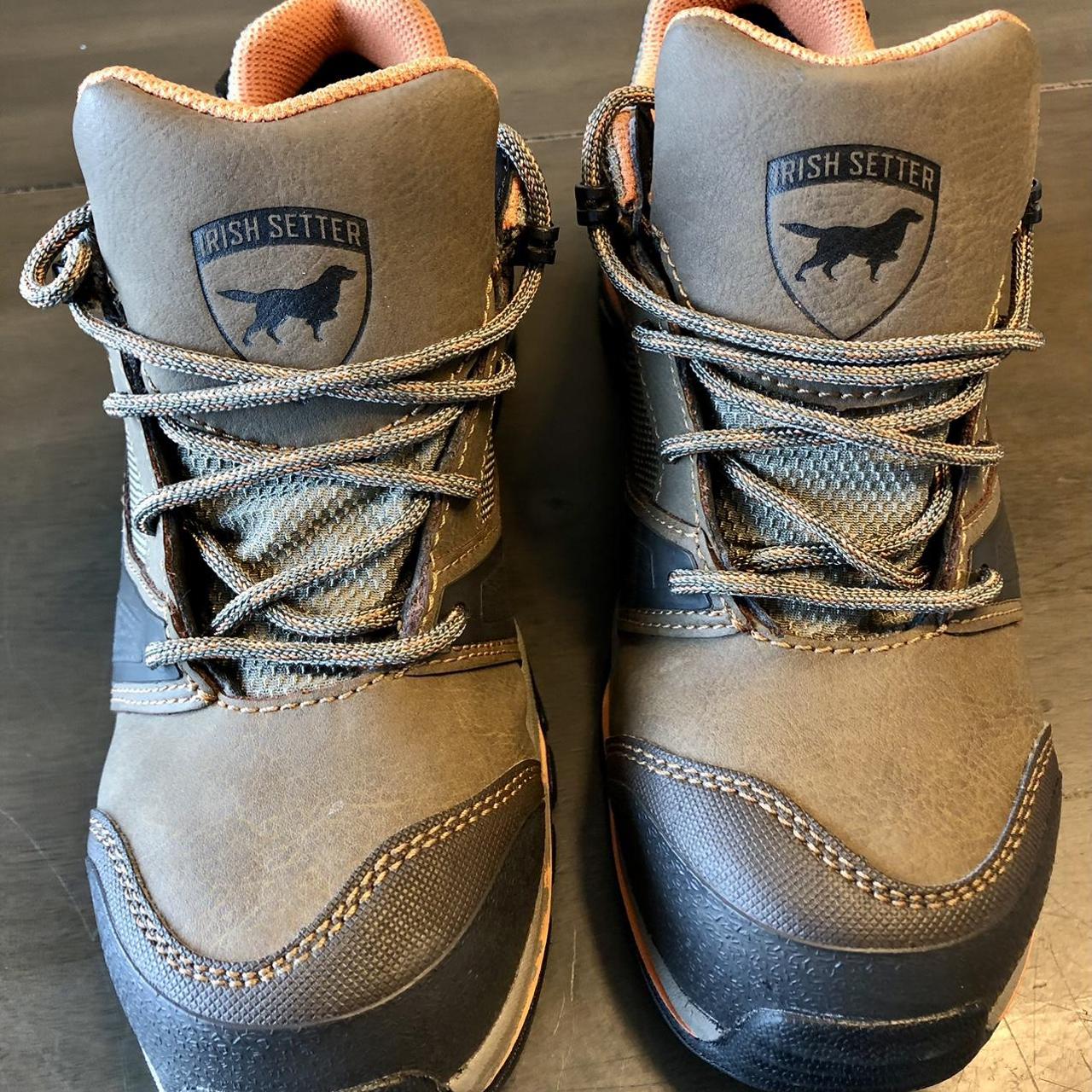 Red Wing Irish Setter Safety Toe Work Boot Womens... - Depop