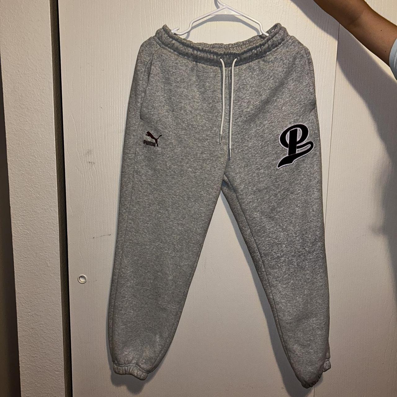 Puma Men's Grey Joggers-tracksuits | Depop