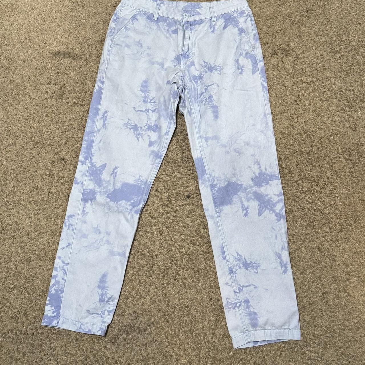 Odd Future Blue wash tye-dye jeans 29x30 #oddfuture... - Depop