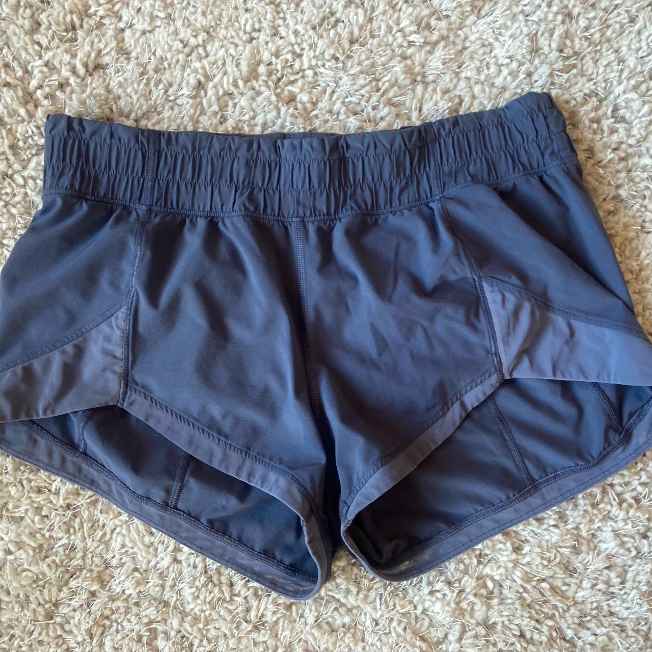 Lululemon Blue and Grey Shorts | Depop