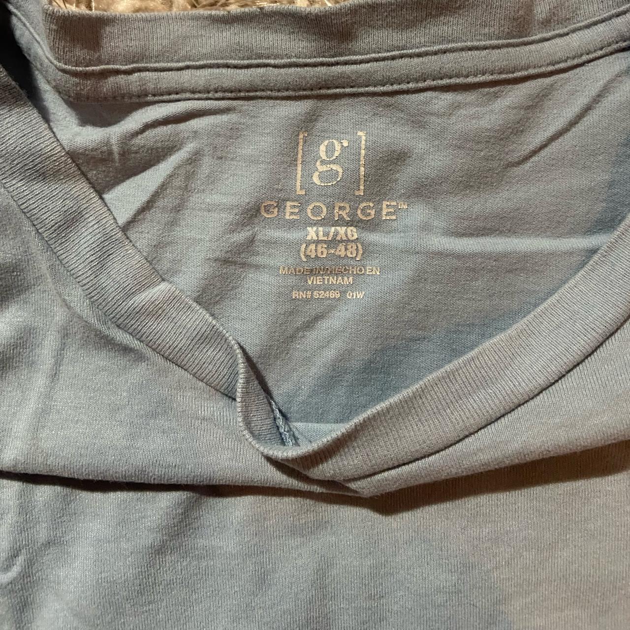 George Men's Blue Shirt | Depop