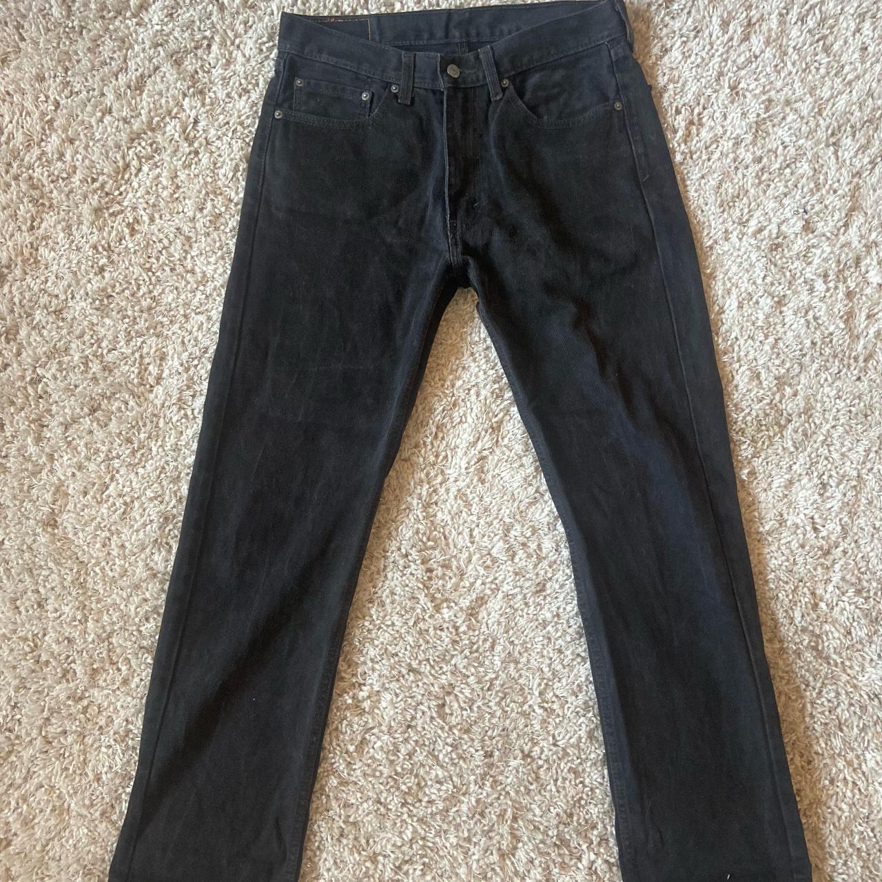 Levi's Mens Black Jeans 33 x 32 (Waist 33, Length 32) - Depop