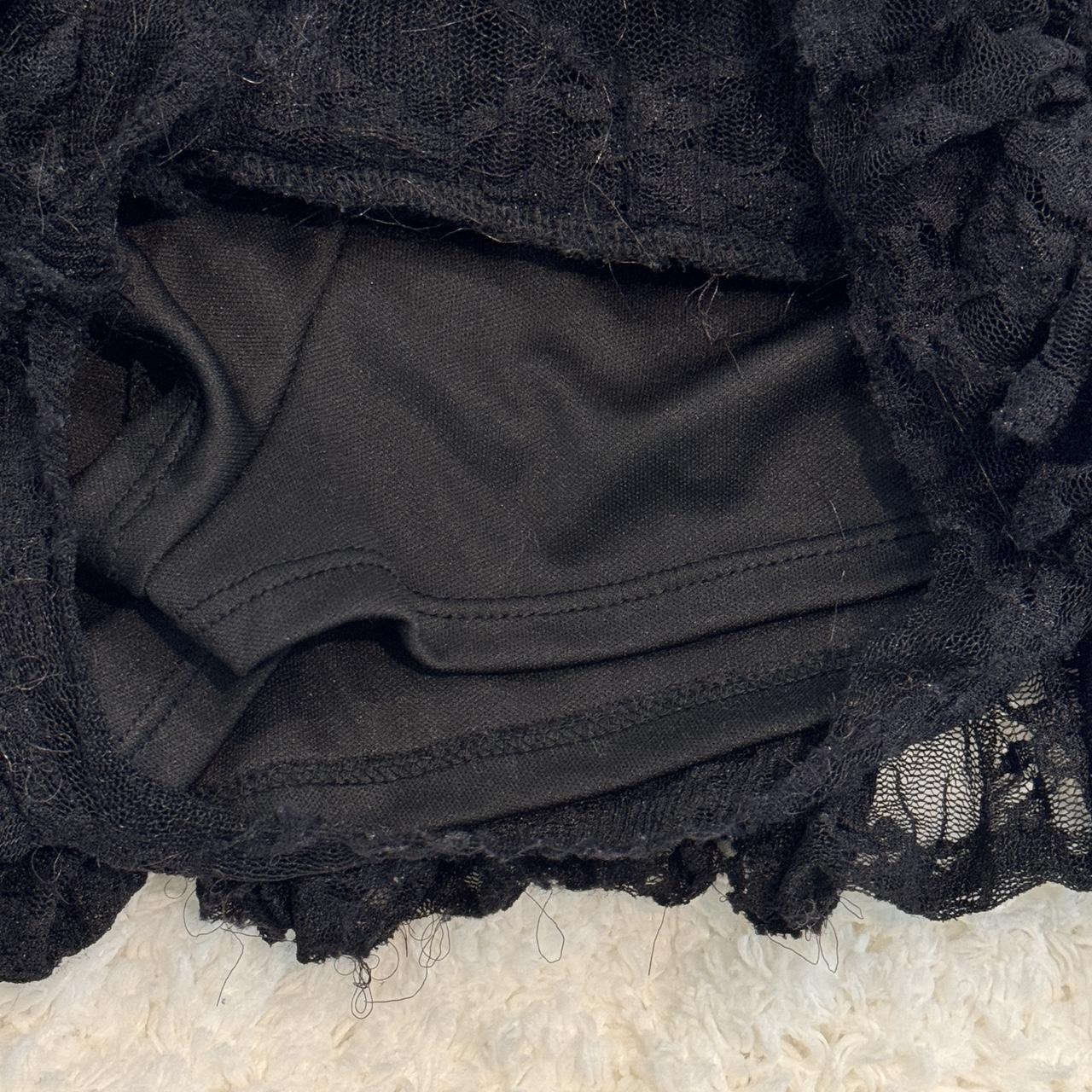 Edikted red basel button-up tank top with cute black... | Depop