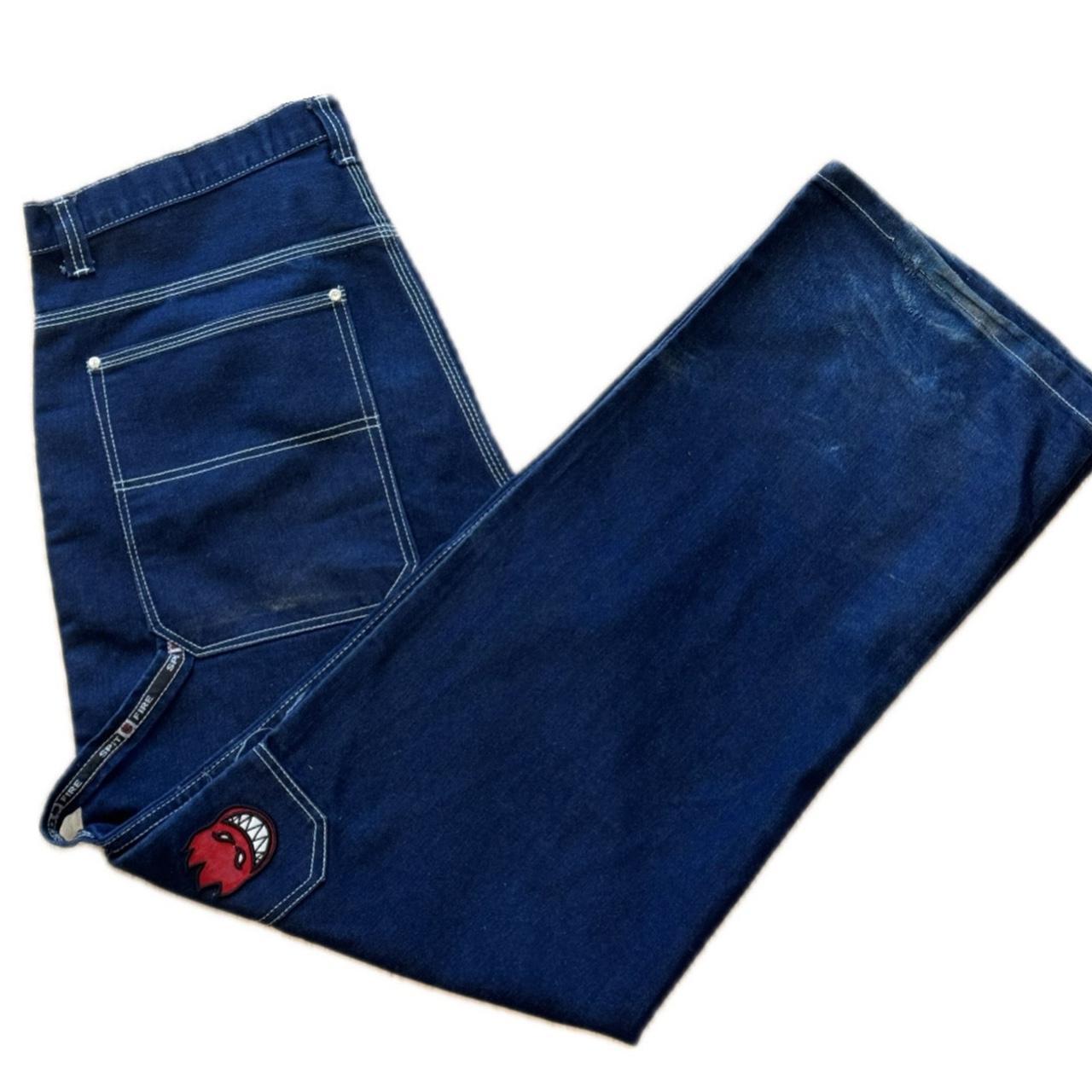 🔥🛞 SPITFIRE’S BAGGY JEANS (36’) USED CRAZY SPITFIRE... | Depop