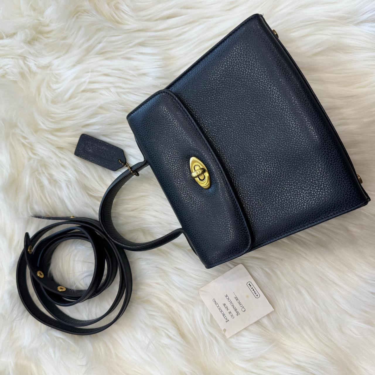 Authentic vintage coach the Madison collection navy... - Depop