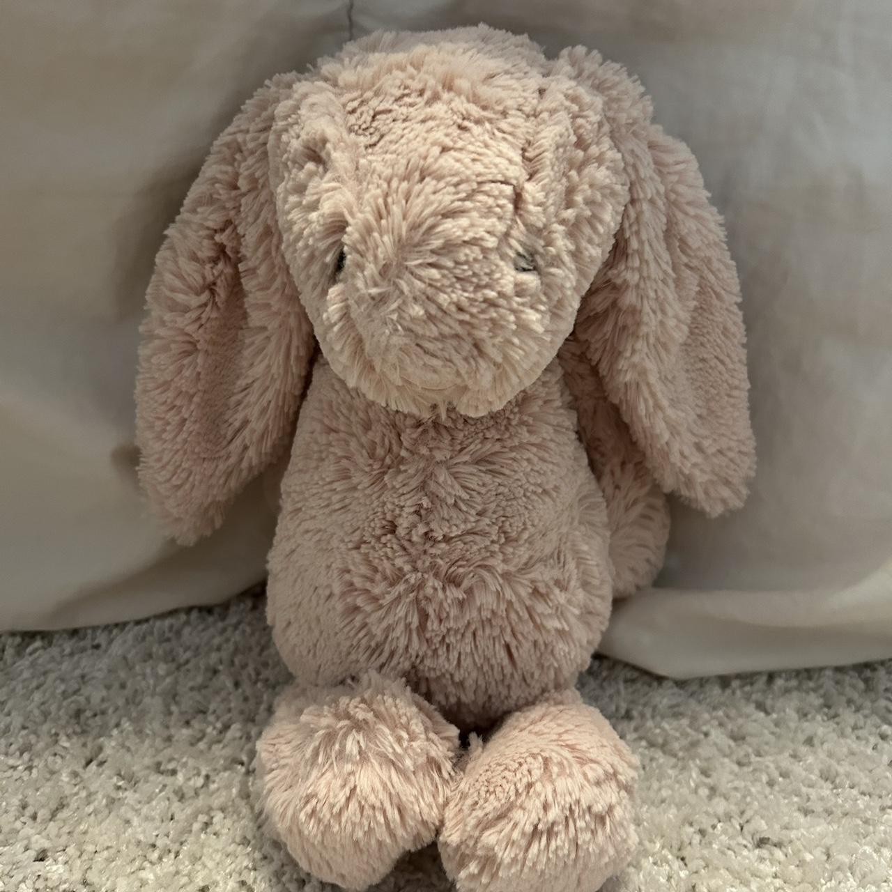 authentic light pink jellycat rabbit light pink,... | Depop