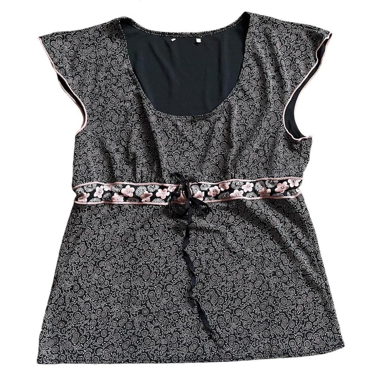 2000s floral babydoll top Super cute babydoll... - Depop