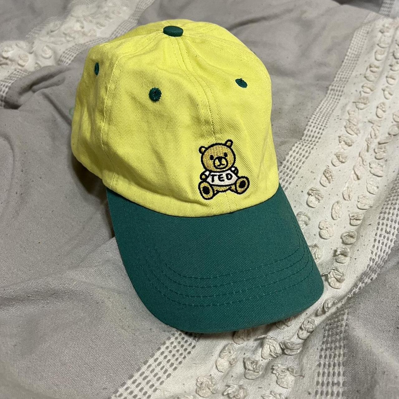 Yellow and green Teddy Fresh baseball hat #TeddyFresh - Depop