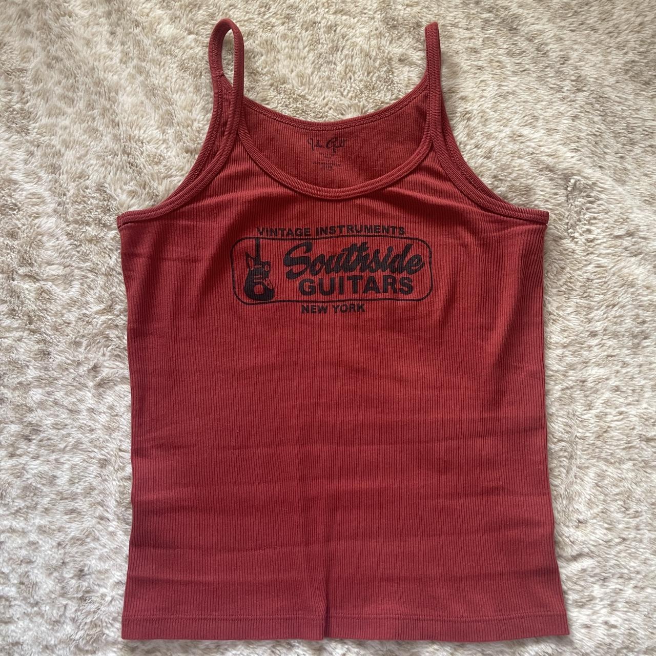 rare brandy red tank Size S #cheetah #summer... | Depop