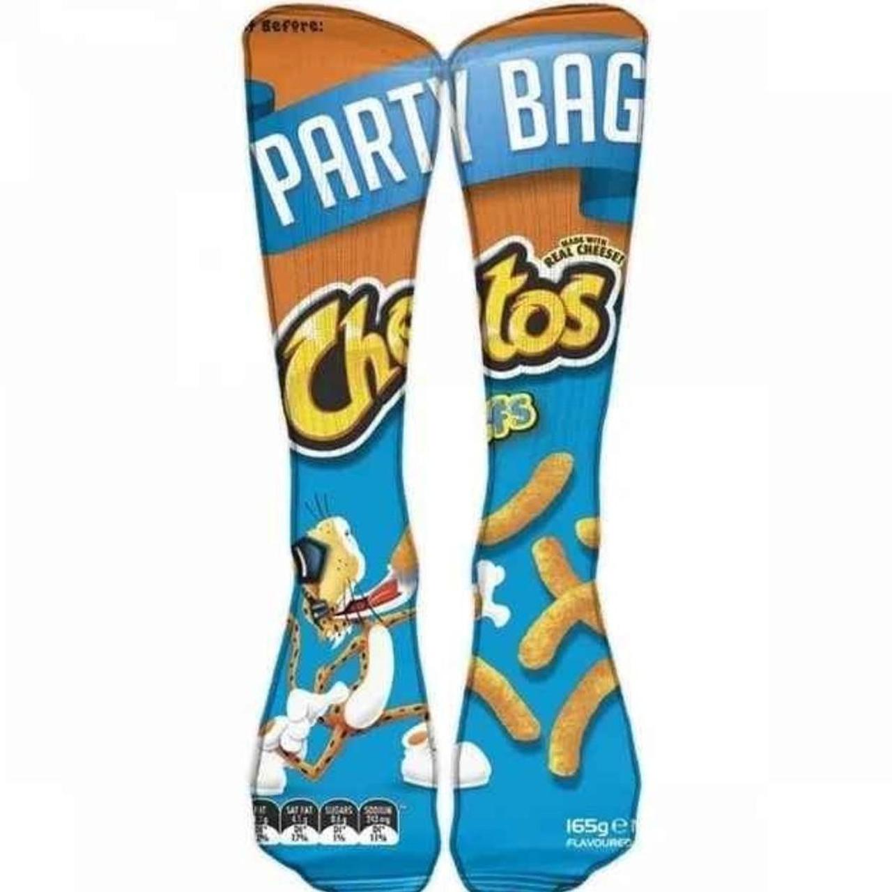 Cheetos Party Bag Socks Sealed in Plastic One... | Depop