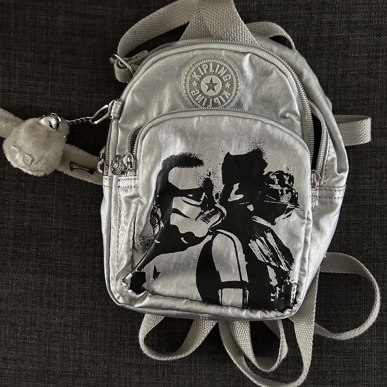 Kipling Women's Silver Bag | Depop