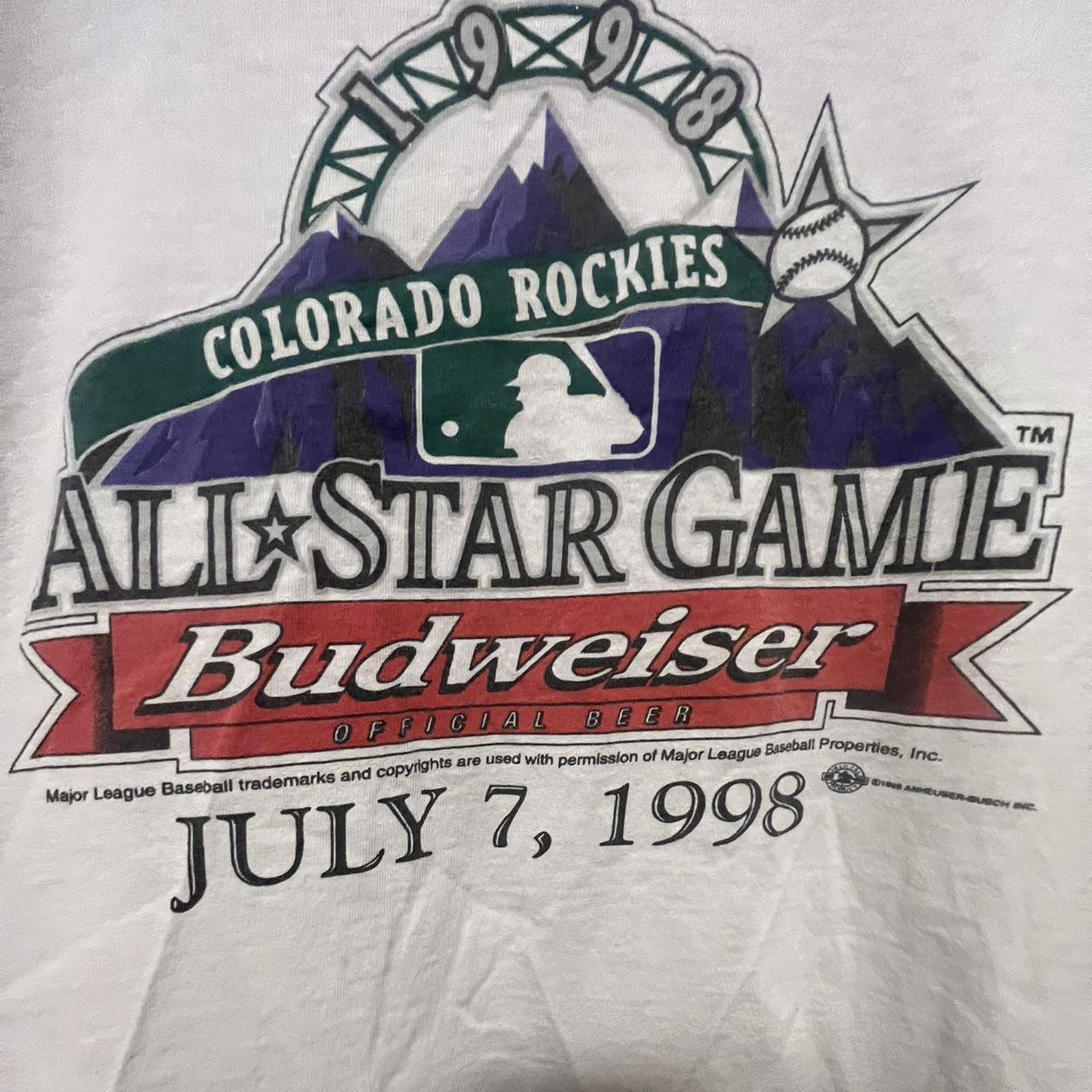 Budweiser All Star Game 1998 Colorado Rockies - Depop
